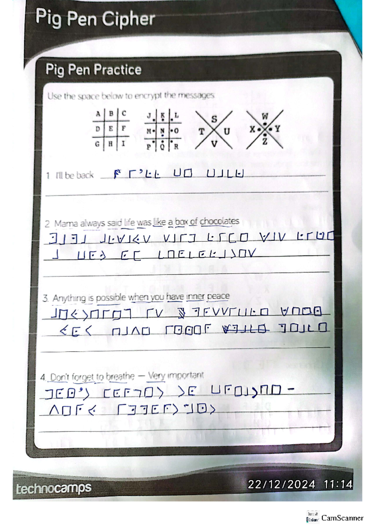 Cam Scanner 12-22-2024 11 - Information technology - Pig Pen Cipher Pig ...