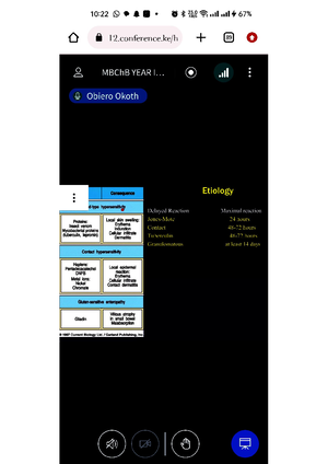 Immuno 1 - Introduction to Immunopathology: Cells Tissues Dr. Wangulu ...