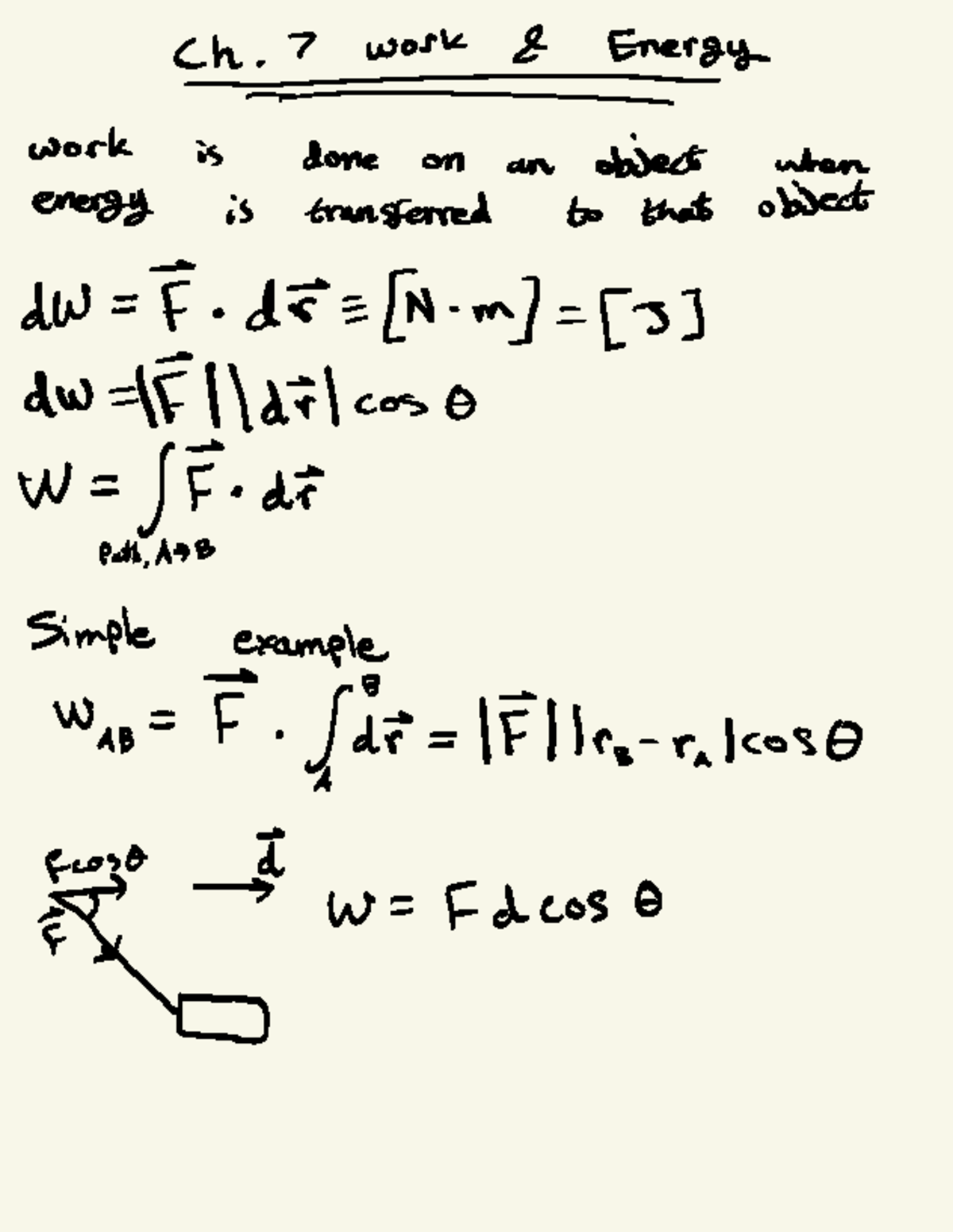 3 11 Classwork - Work and Energy Concepts Explained - Studocu