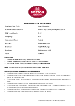 [Solved] You are tasked with developing an Android application for a - Android App Development ...