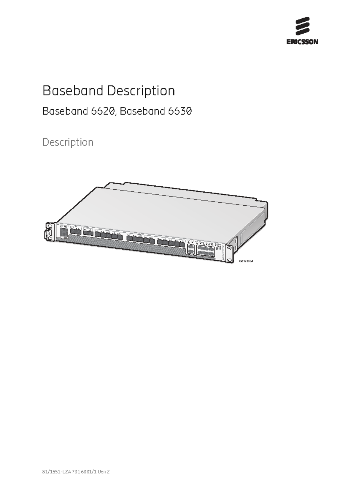 Baseband 6620 & 6630 Description - Technical Overview and Features ...