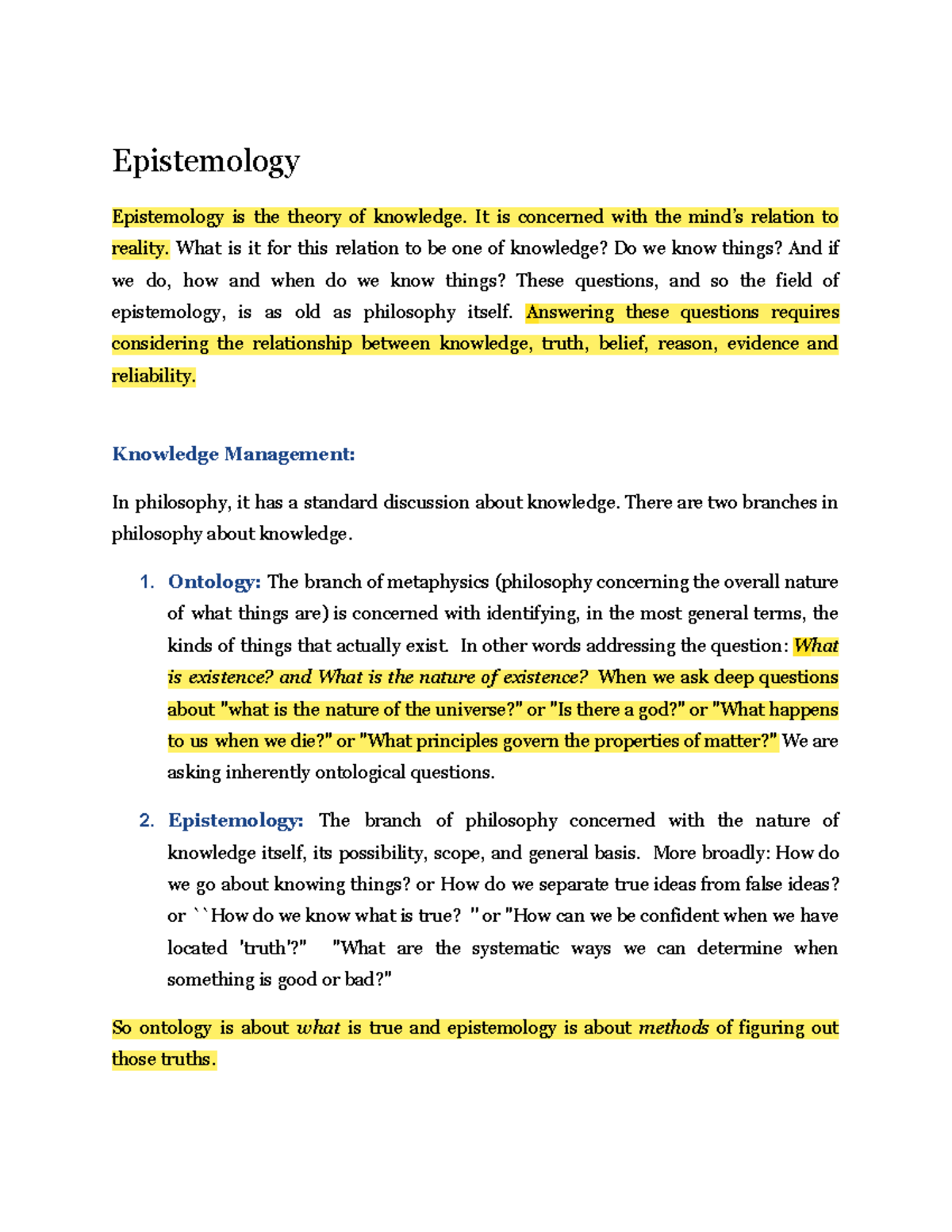 Epistemology: Understanding Knowledge and the JTB Theory - Lecture 6 ...