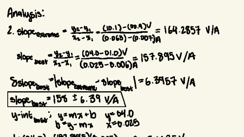 Lab 5: Analysis of Extreme Slope and Voltage-Current Relationship - Studocu