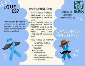 Infografia cancerprostata - Cáncer IMSS de próstata son los síntomas ...