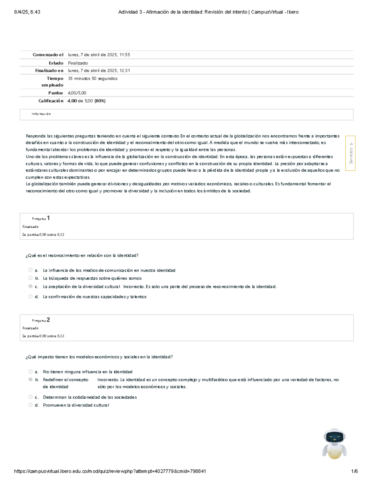 Actividad 3 - Afirmación de la Identidad: Revisión en el Campus Ibero ...