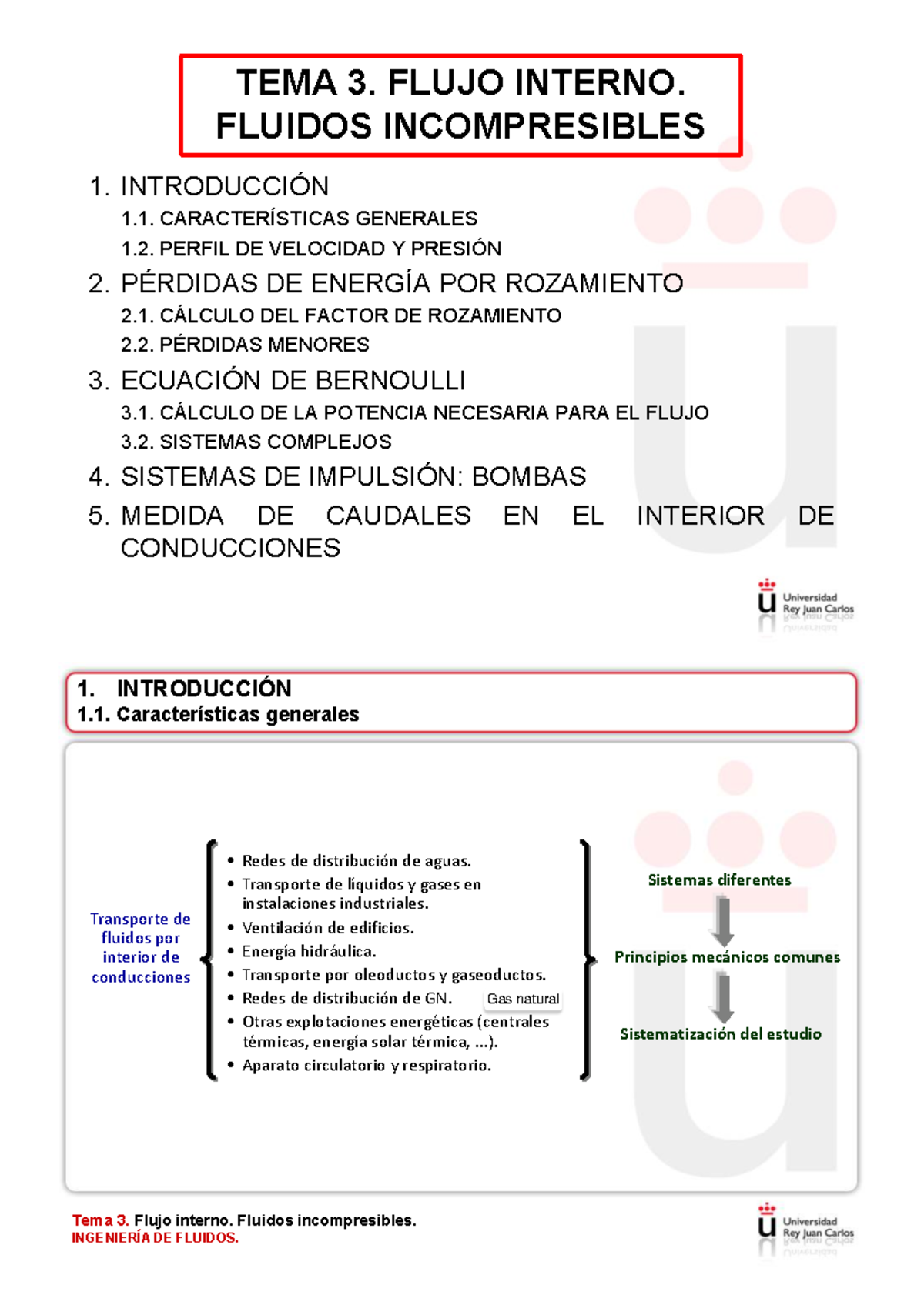 Tema 3: Flujo Interno y Pérdidas de Energía en Fluidos Incompresibles ...