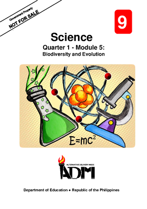 6 Q2 Science - Science Quarter 2 – Module 6 GENERAL CLASSES AND USES OF ...