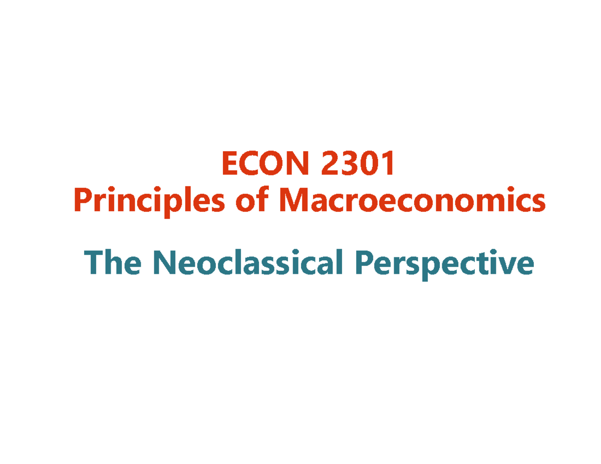 Neoclassical Economics: Understanding Aggregate Demand Impact on GDP ...