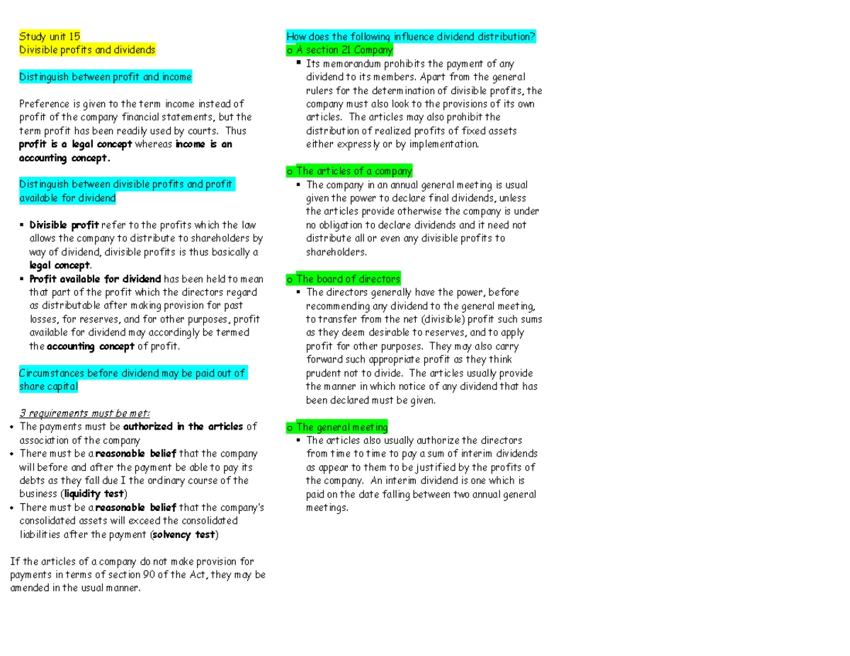 Criminal Law Amendment Act 105 of 1997: Key Provisions Explained - Studocu
