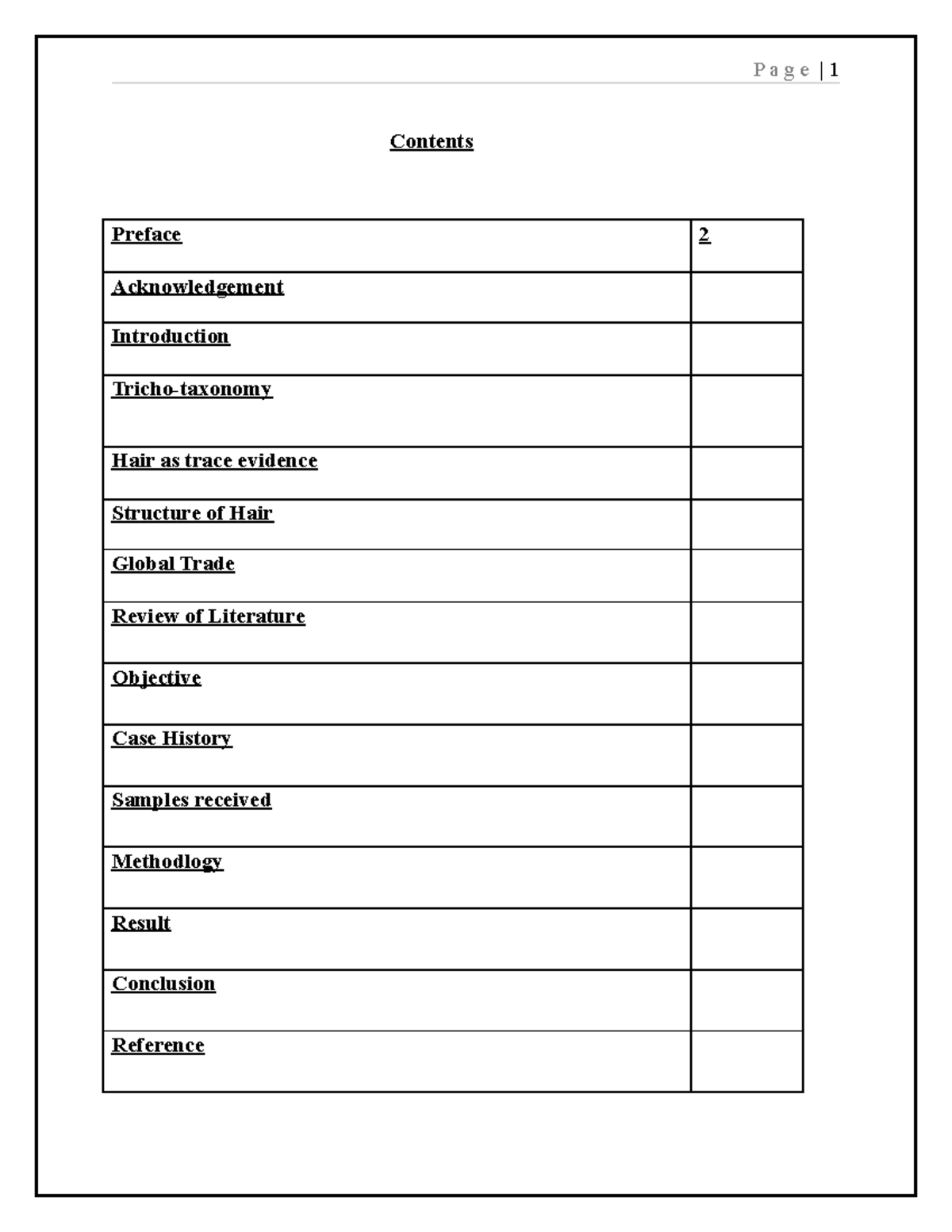 Tricho-Taxonomy Analysis of Mammalian Hair: Insights on Wildlife ...