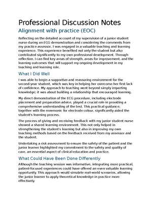 [Solved] 42 Describe methods of reflective and reflexive practice and ...