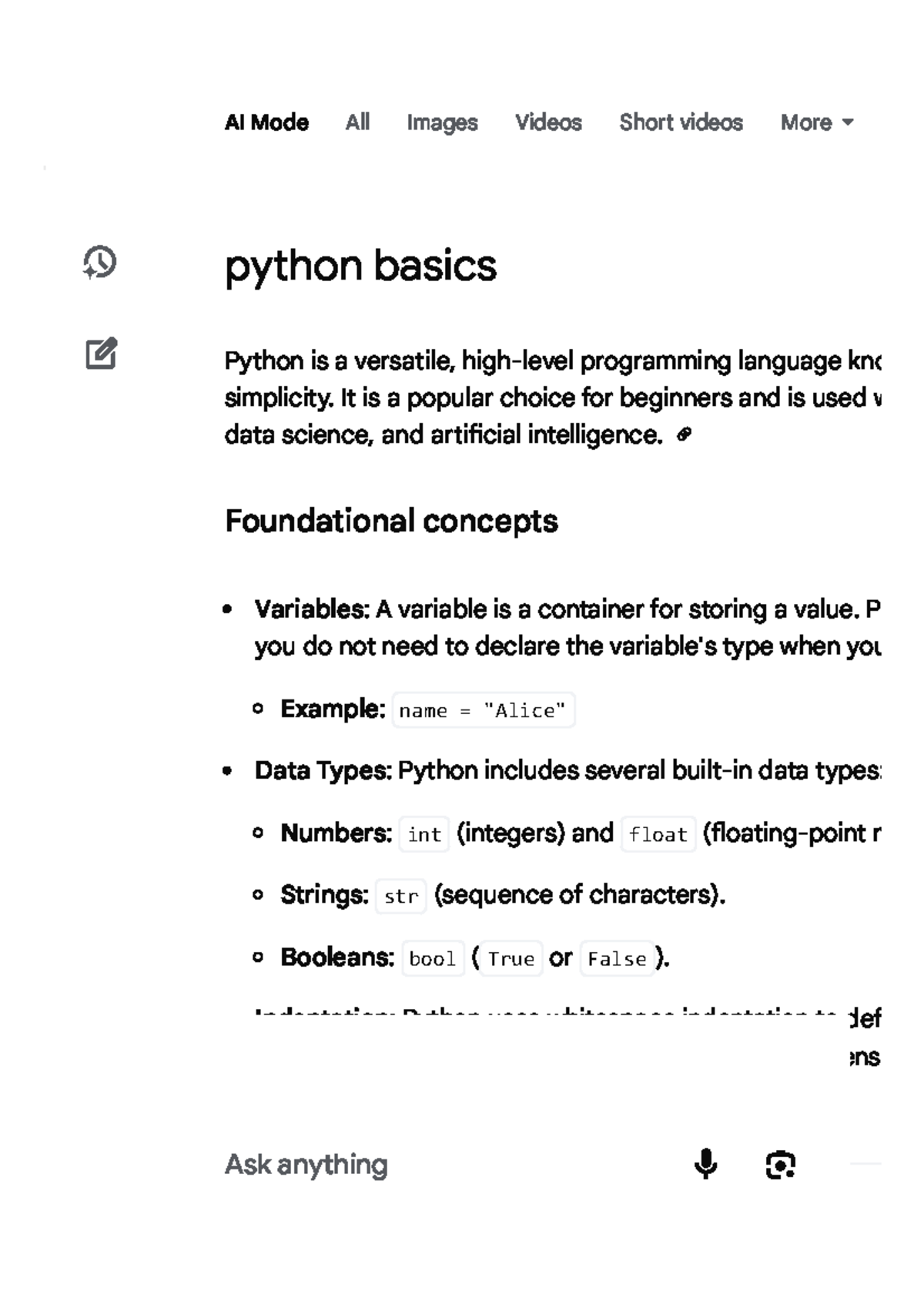 Python Basics: A Comprehensive Guide to Core Concepts - Studocu