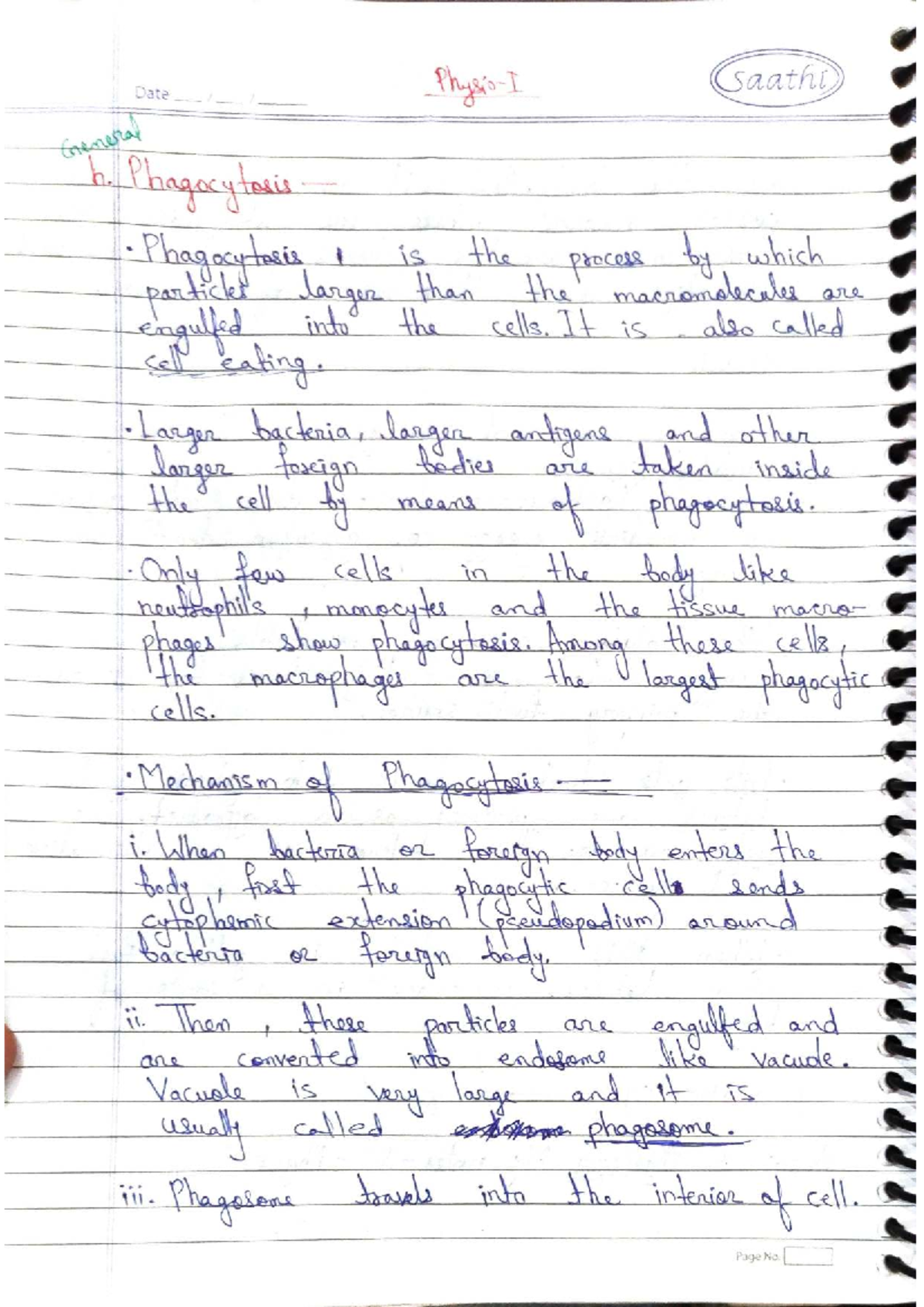 General Physiology Notes (Course Code: GP101) - Studocu