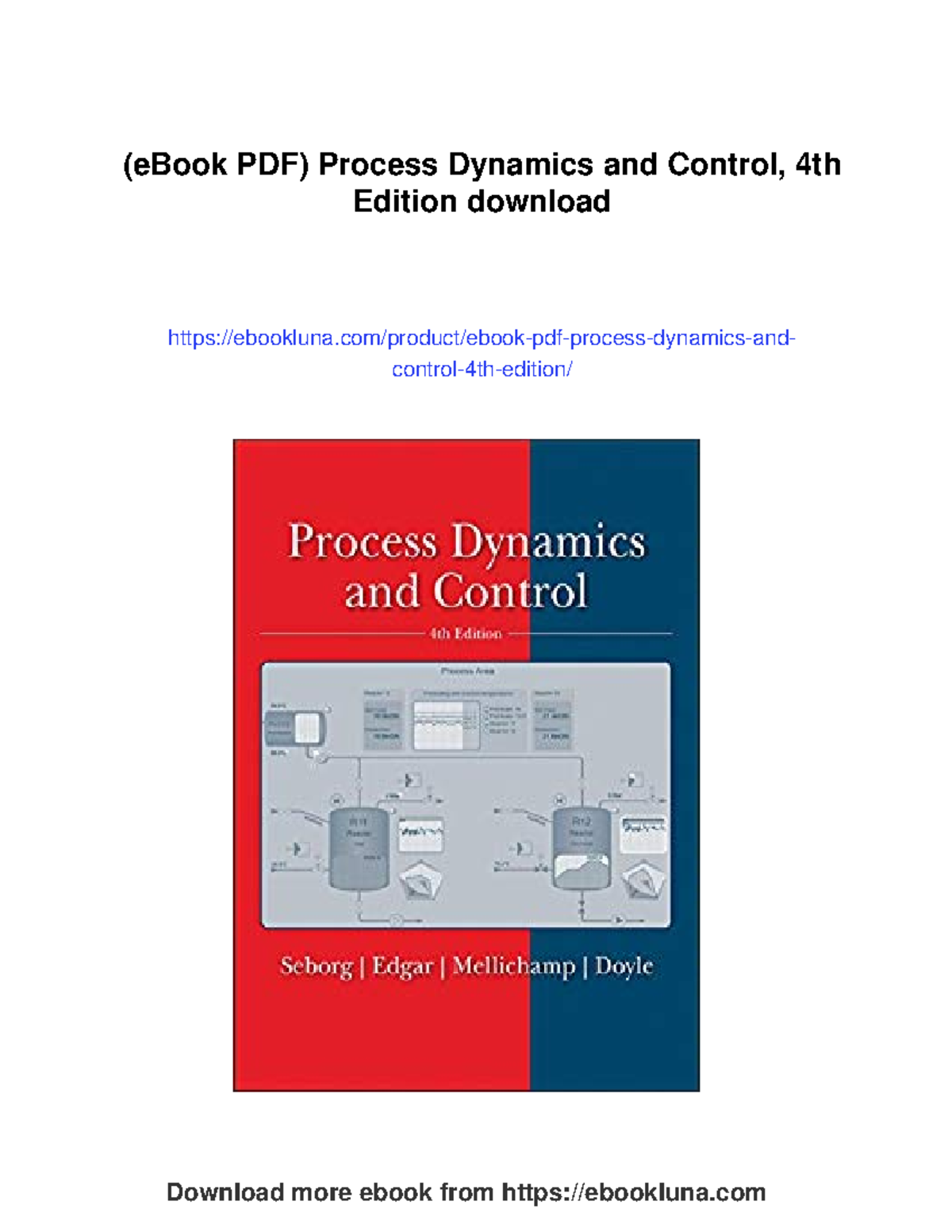 Process Dynamics and Control: Key Concepts and Applications (4th Ed ...