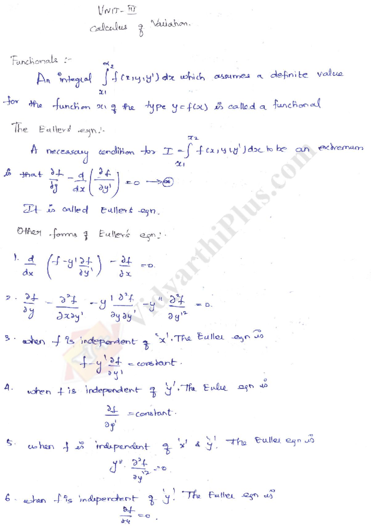 Advanced mathmetical methods - calculus of Variation. Functionals L2 An ...
