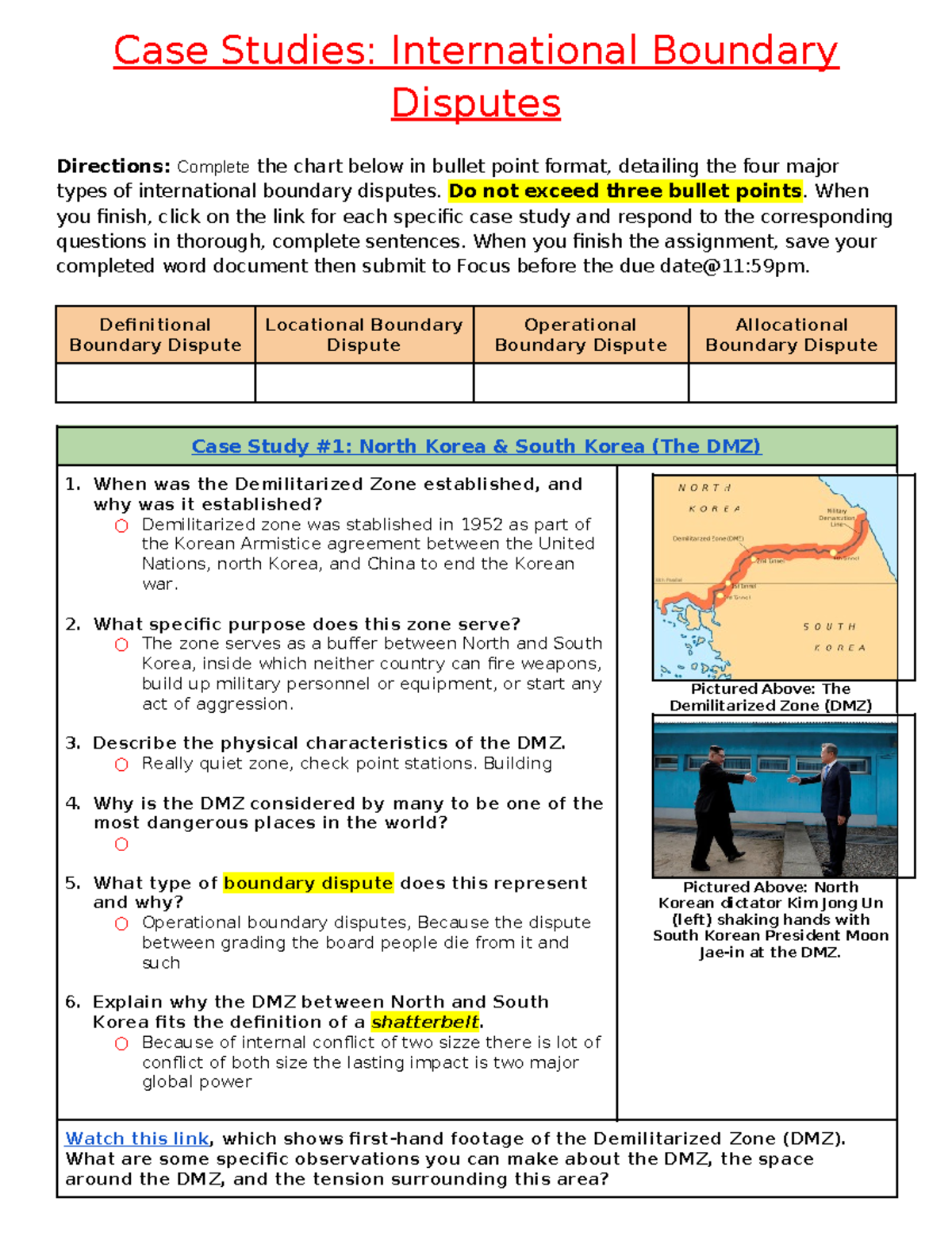 4.5 Case Studies: Key International Boundary Disputes Explained - Studocu