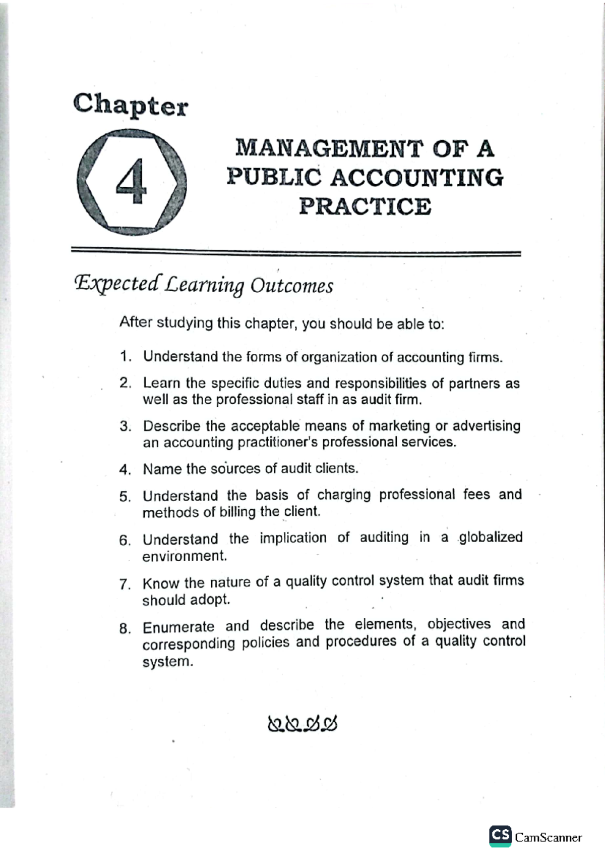 Chapter 4 - Management of Public Accounting Practice Overview (ACCT 101) - Studocu