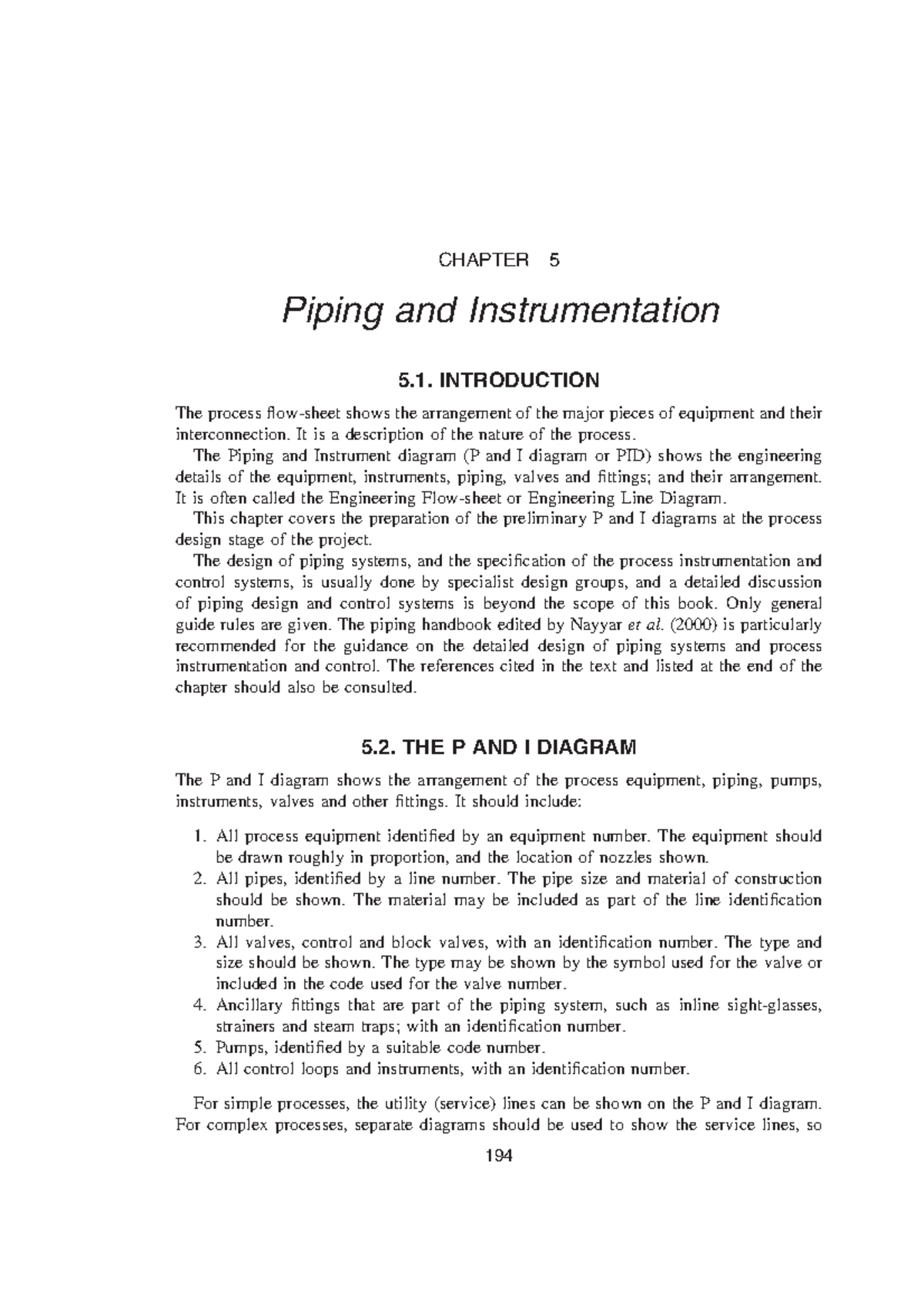 E Notes 3: Piping and Instrumentation Overview - Studocu