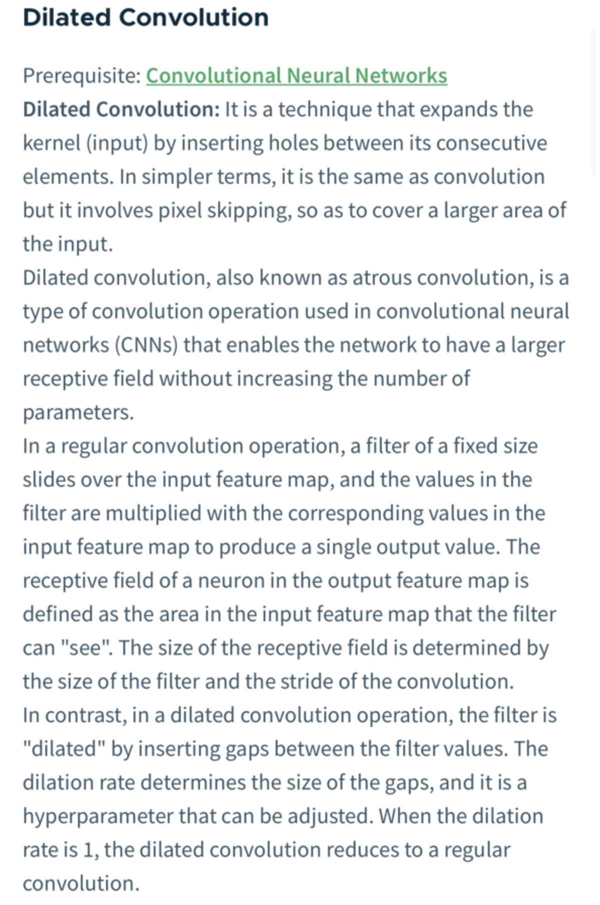 Unit 2 dilated transposed - Dilated Convolution Prerequisite: Convolutional Neural Networks ...