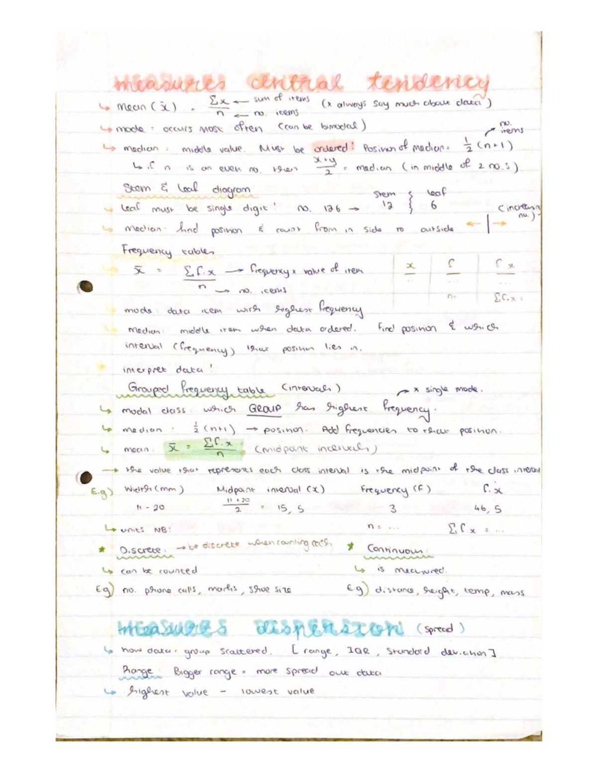 Measures of Central Tendency: Mean, Median, Mode, and More (MATH101 ...