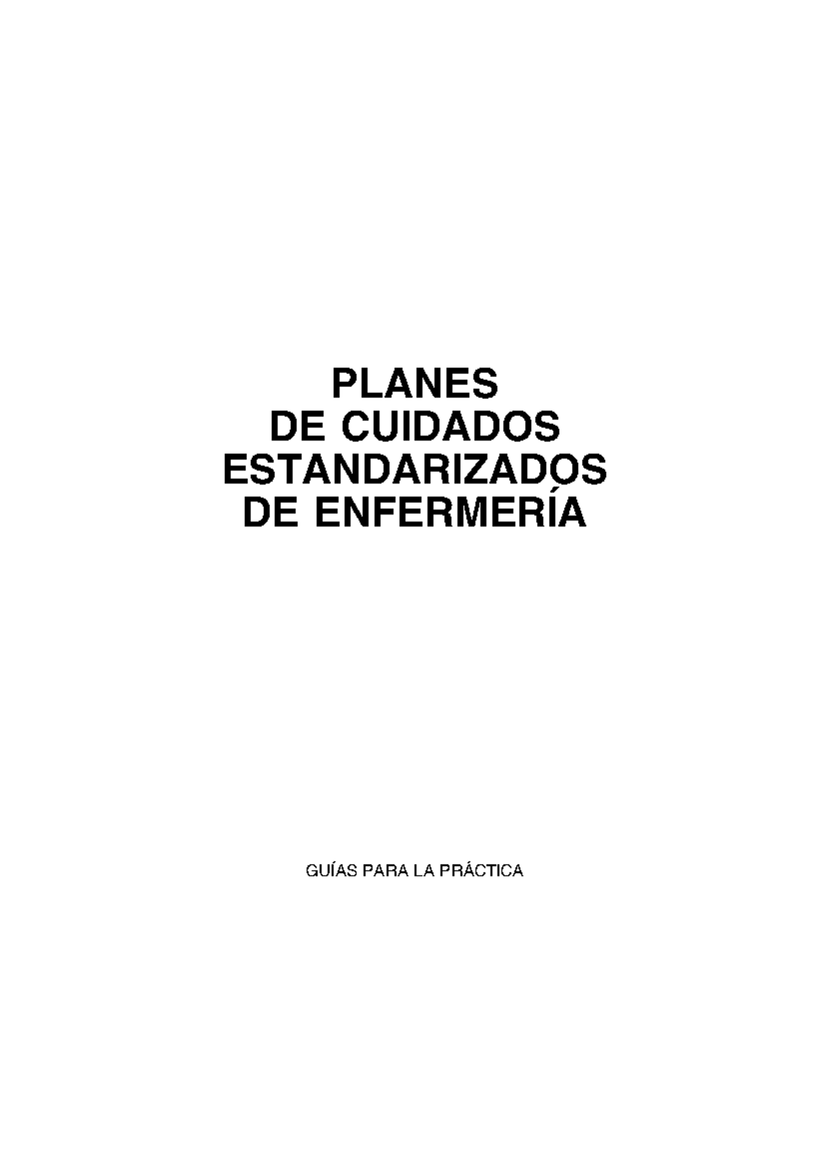 PAE'S - libro - PLANES DE CUIDADOS ESTANDARIZADOS DE ENFERMERI ́A GUI ...