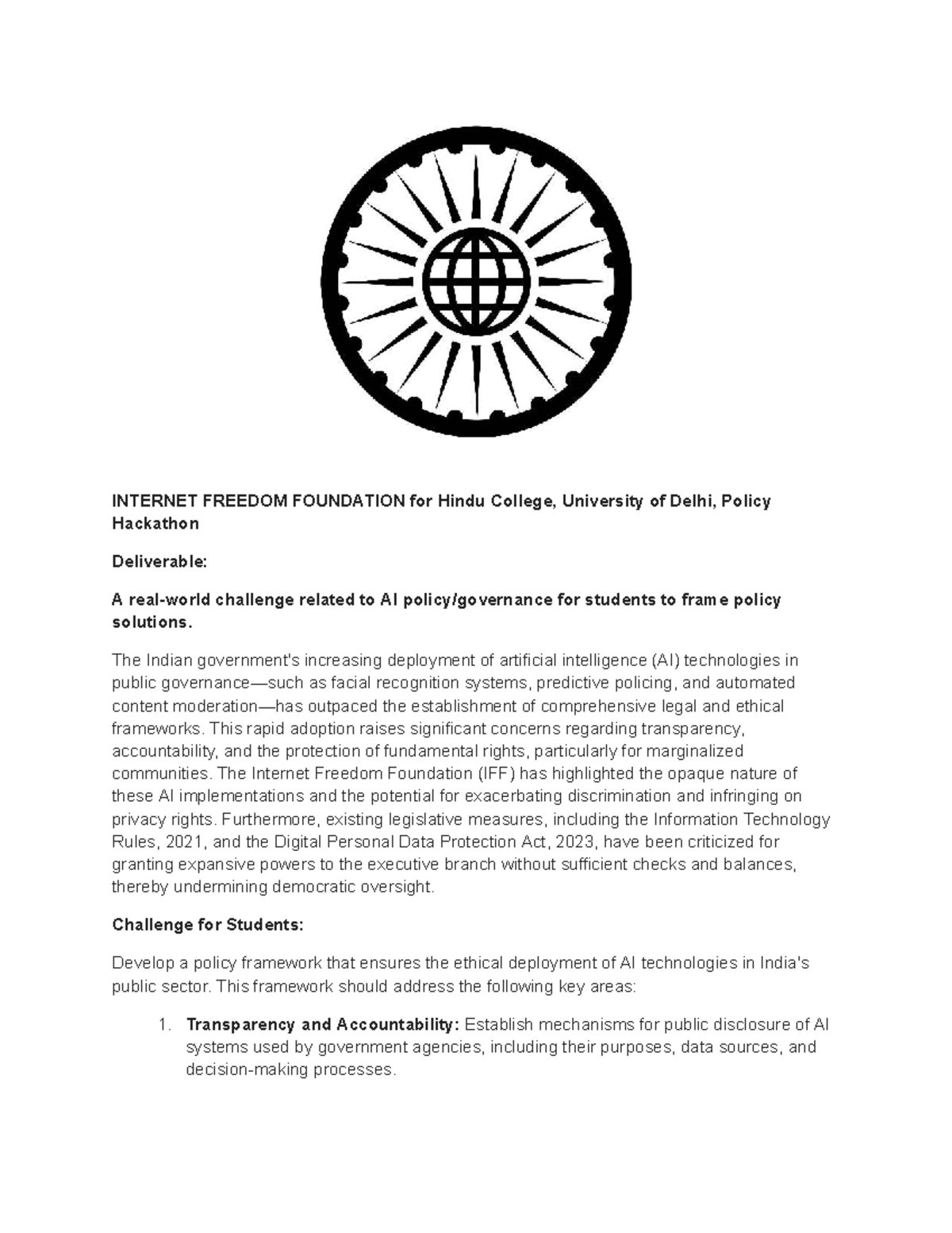 6808b80aca582 IFF X Hindu Policy Hackthon 2025 Problem Statement ...