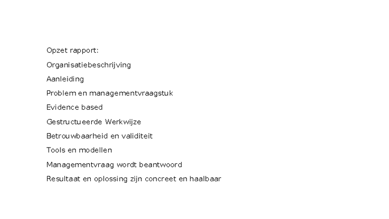 Management Stage Rapport: Dashboard Optimalisatie HR Gegevens - Studeersnel