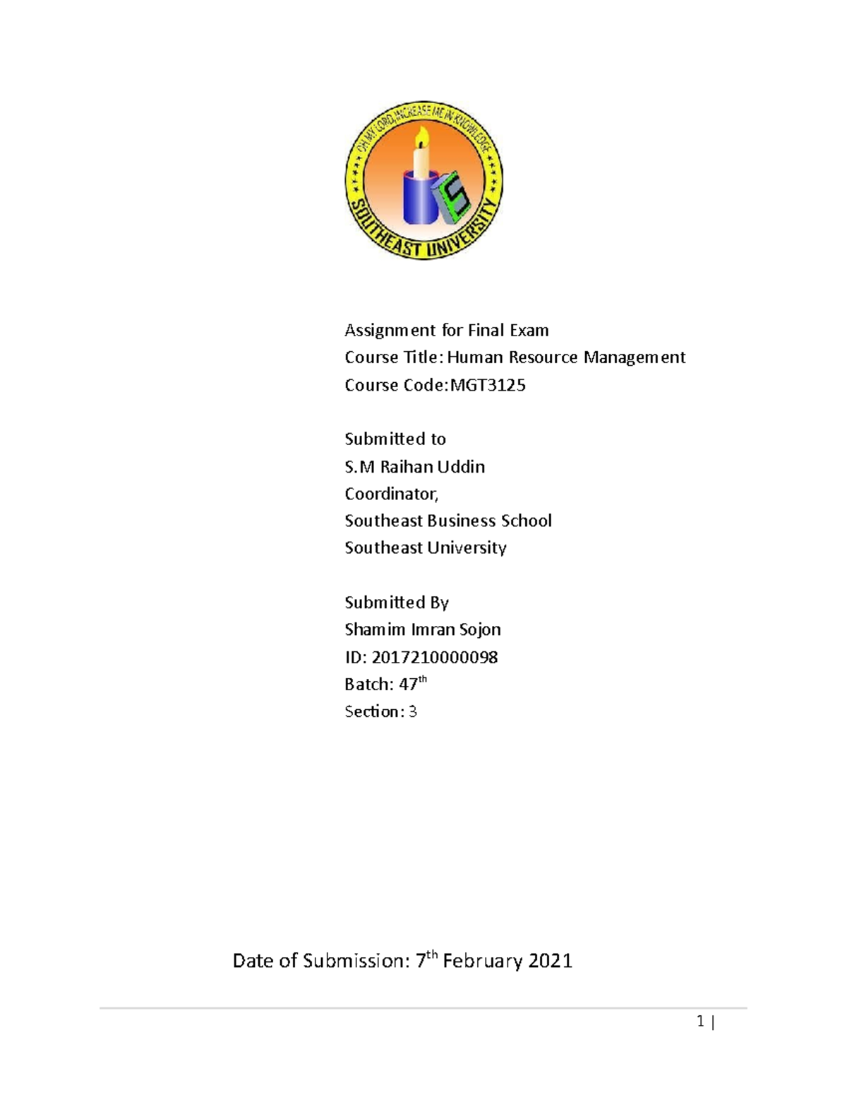 Shamim Imran Sojon ID-2017 210000098-converted - 1 | Assignment for ...