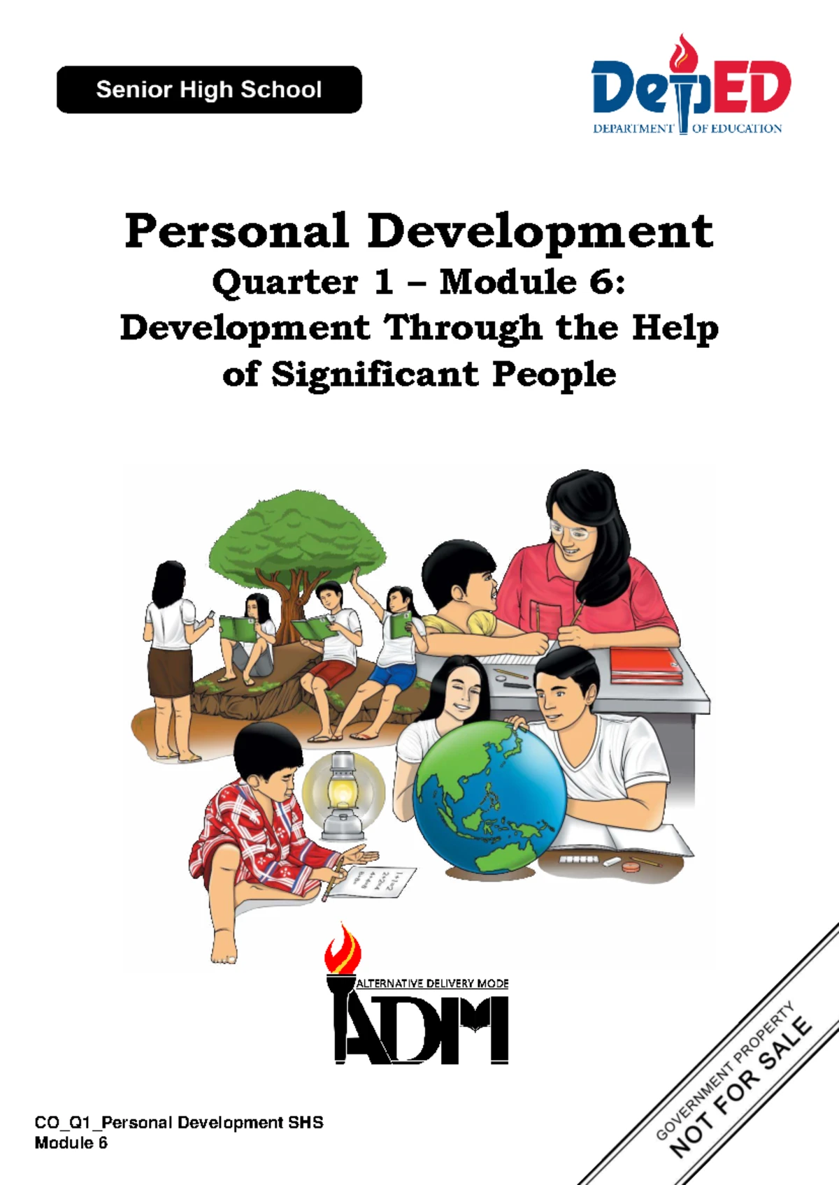 CO_Q1_Personal Development SHS Module 4: Thoughts, Feelings, and ...