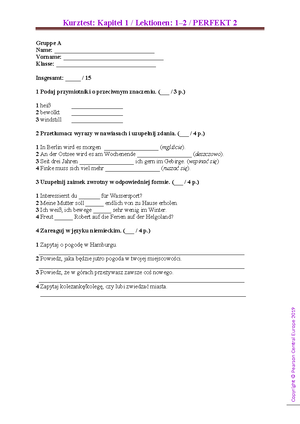 DTF8 Test 3 K3 – standard Klucz odpowiedzi - strona 1 z 1 Klucz ...
