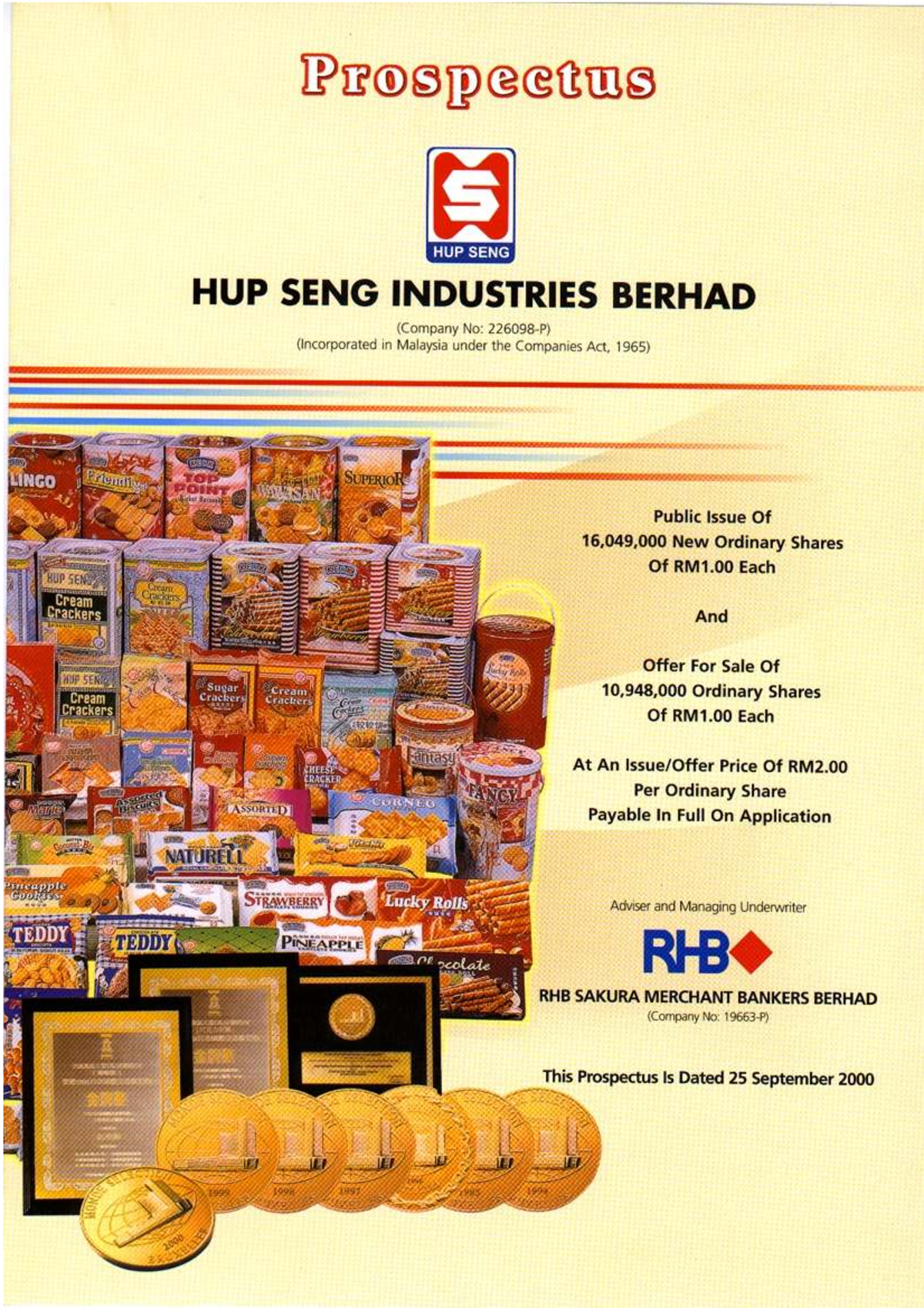 Hup Seng-Cover (1 - hup seng company - Prospectus HUP SENG HUP SENG ...