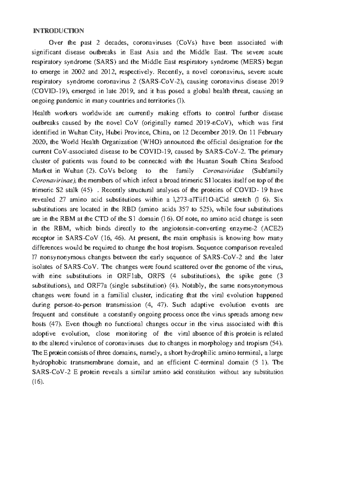 Covid-19 Project - Comprehensive Study Notes on SARS-CoV-2 Evolution ...