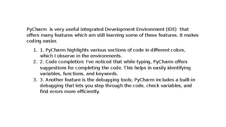 Py Charm is very useful integrated Development Environment - It makes ...
