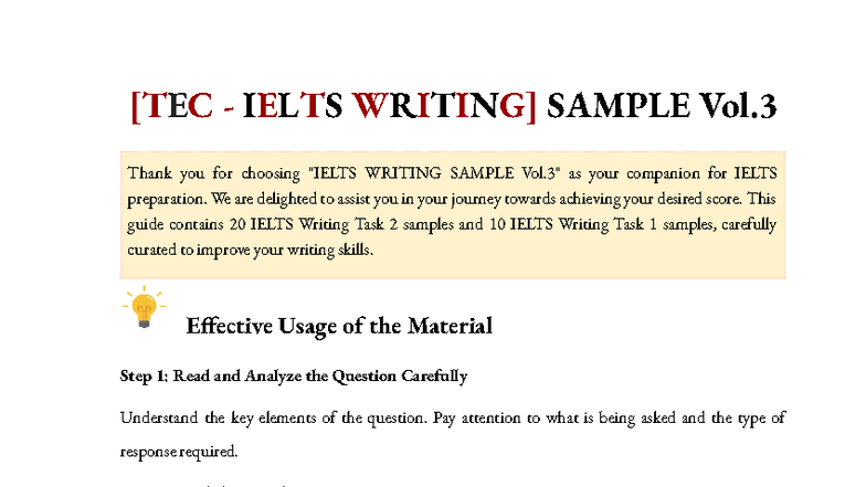 IELTS Writing Samples: Task 1 & 2 Guide (Q2 2024) - Studocu