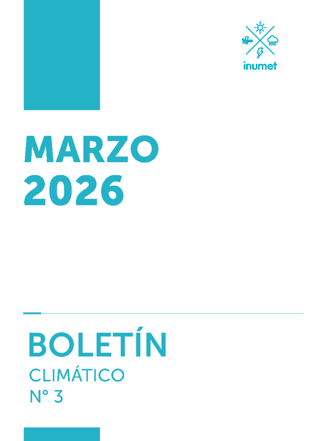 Boletín Climático INUMET - Marzo 2026: Análisis de Precipitaciones y ...