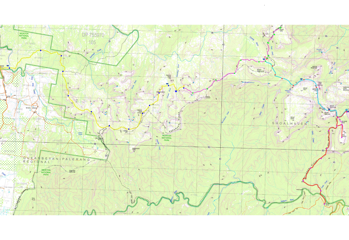 Map of Morton National Park (DP 755970) and Surroundings - Studocu