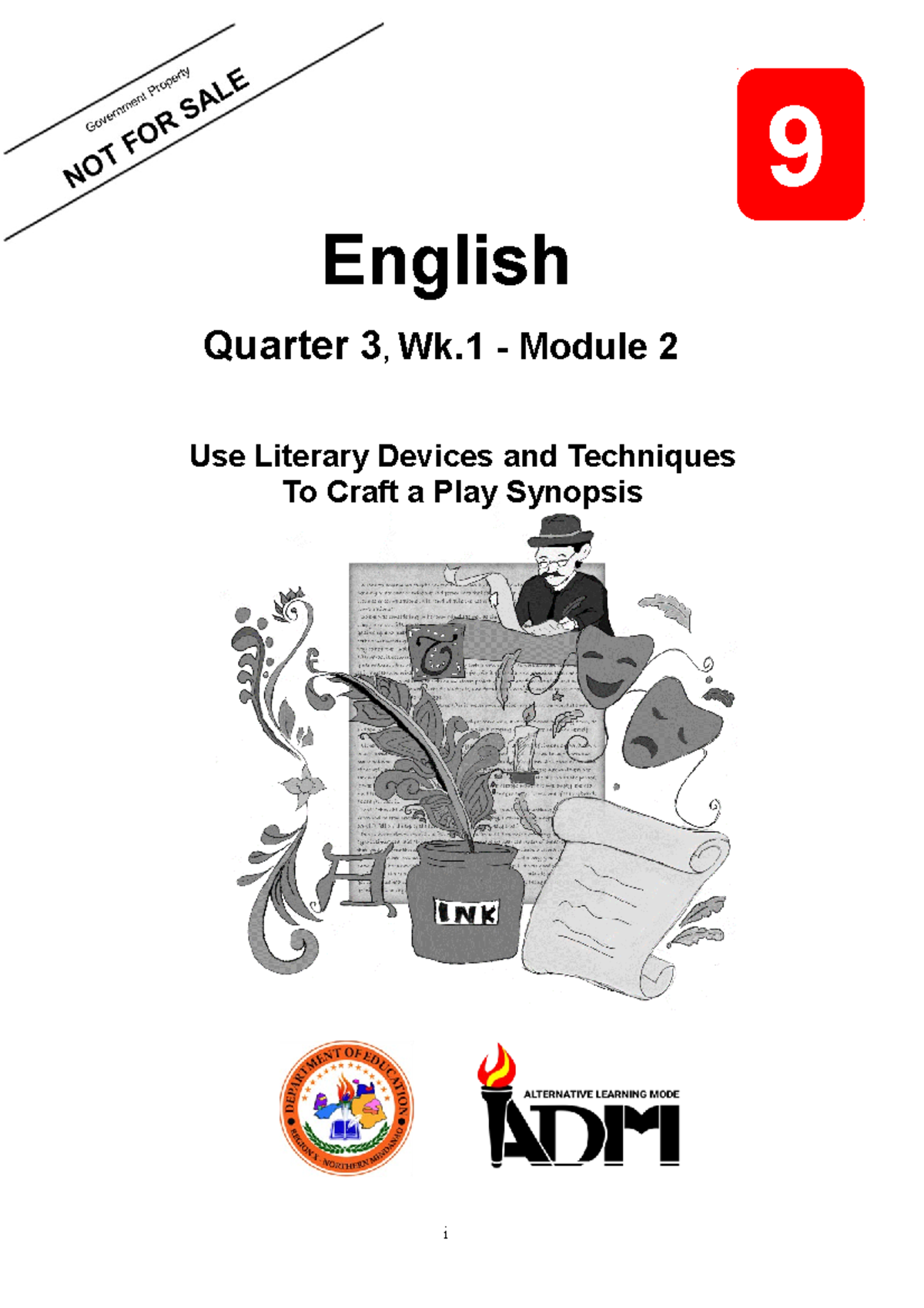 English 9 Q3M2 Wk1: Crafting a Play Synopsis with Literary Devices ...