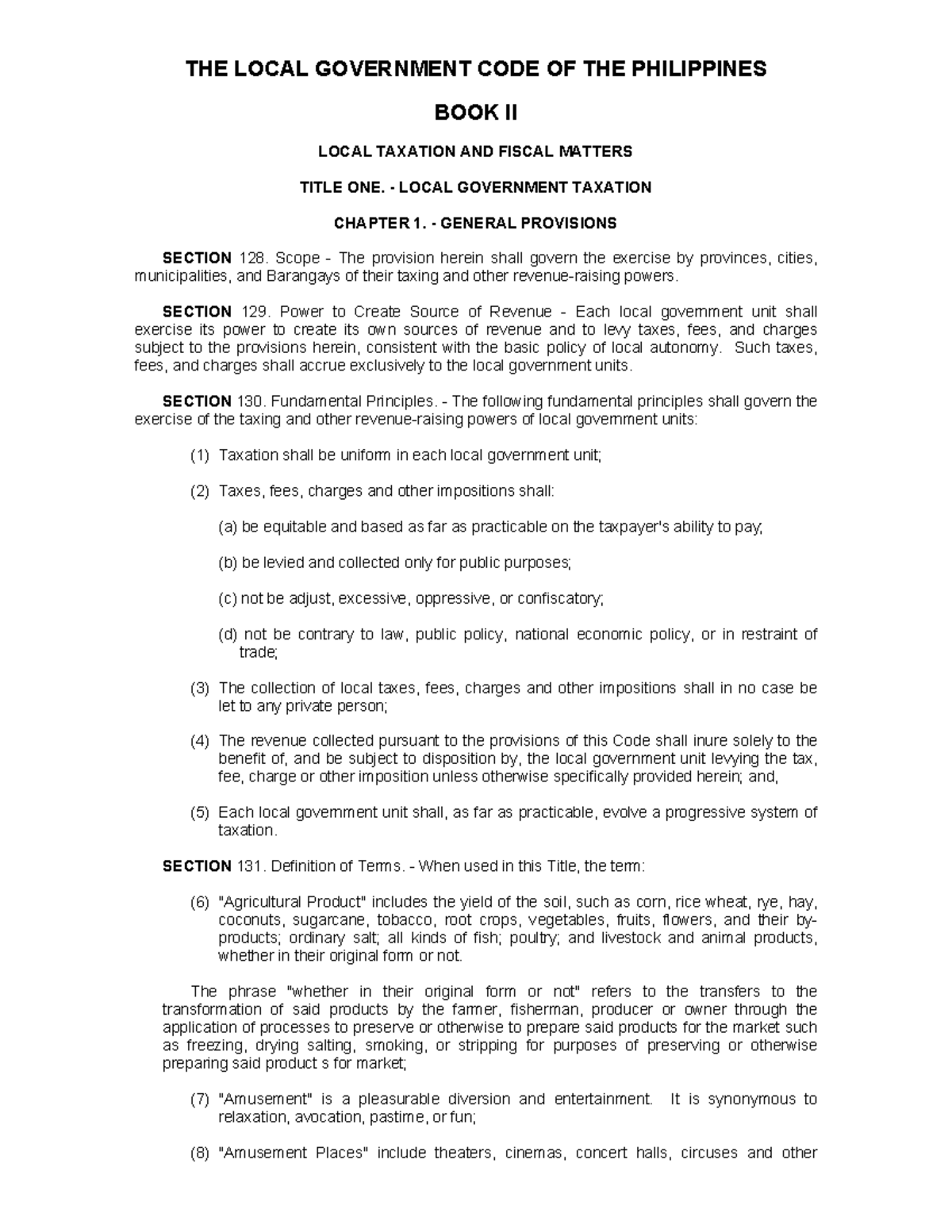 Inbound 4340523929375613638 - THE LOCAL GOVERNMENT CODE OF THE ...
