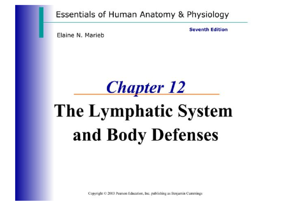 Lymphatic system and body defense - Essentials of Human Anatomy ...