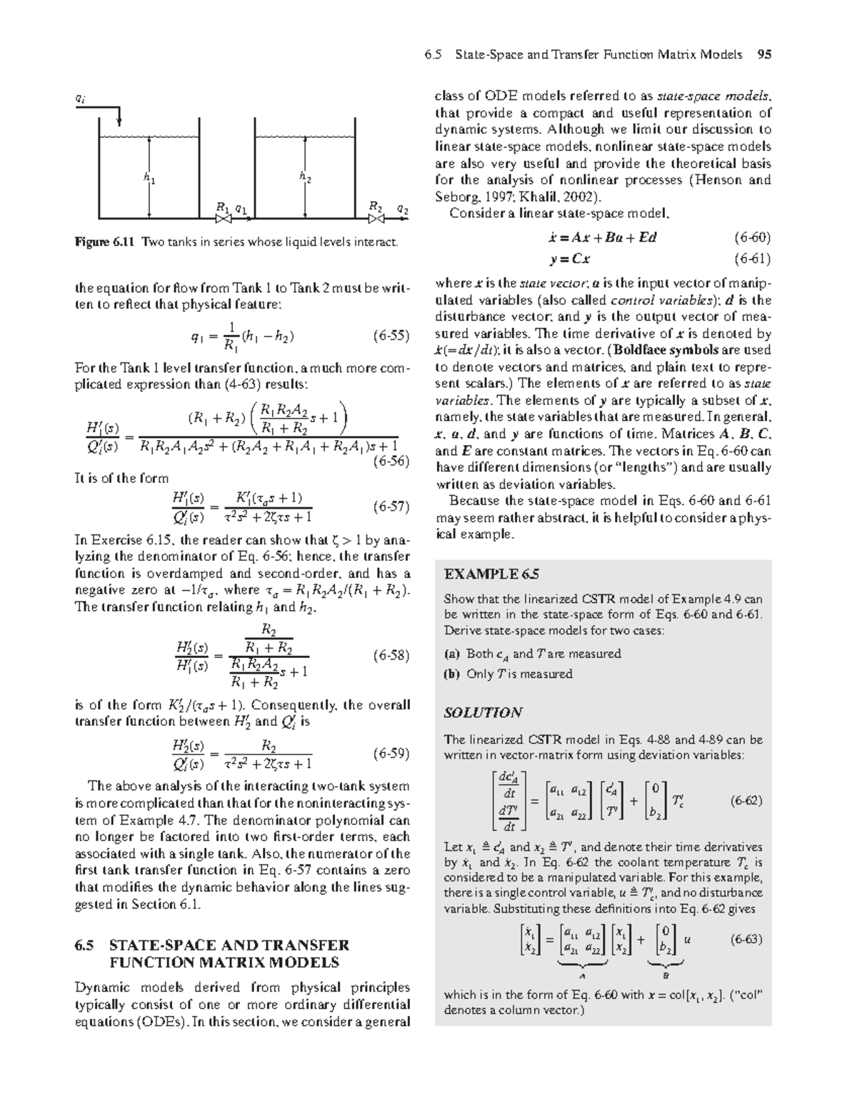 Transfer Function Matrix Models in ODEs - Process Dynamics (Part 54 ...