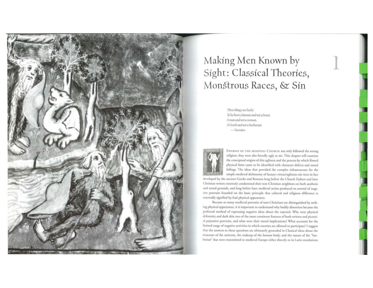 Monstrous Races in Medieval Art: Theories and Representations (JMAT 130 ...