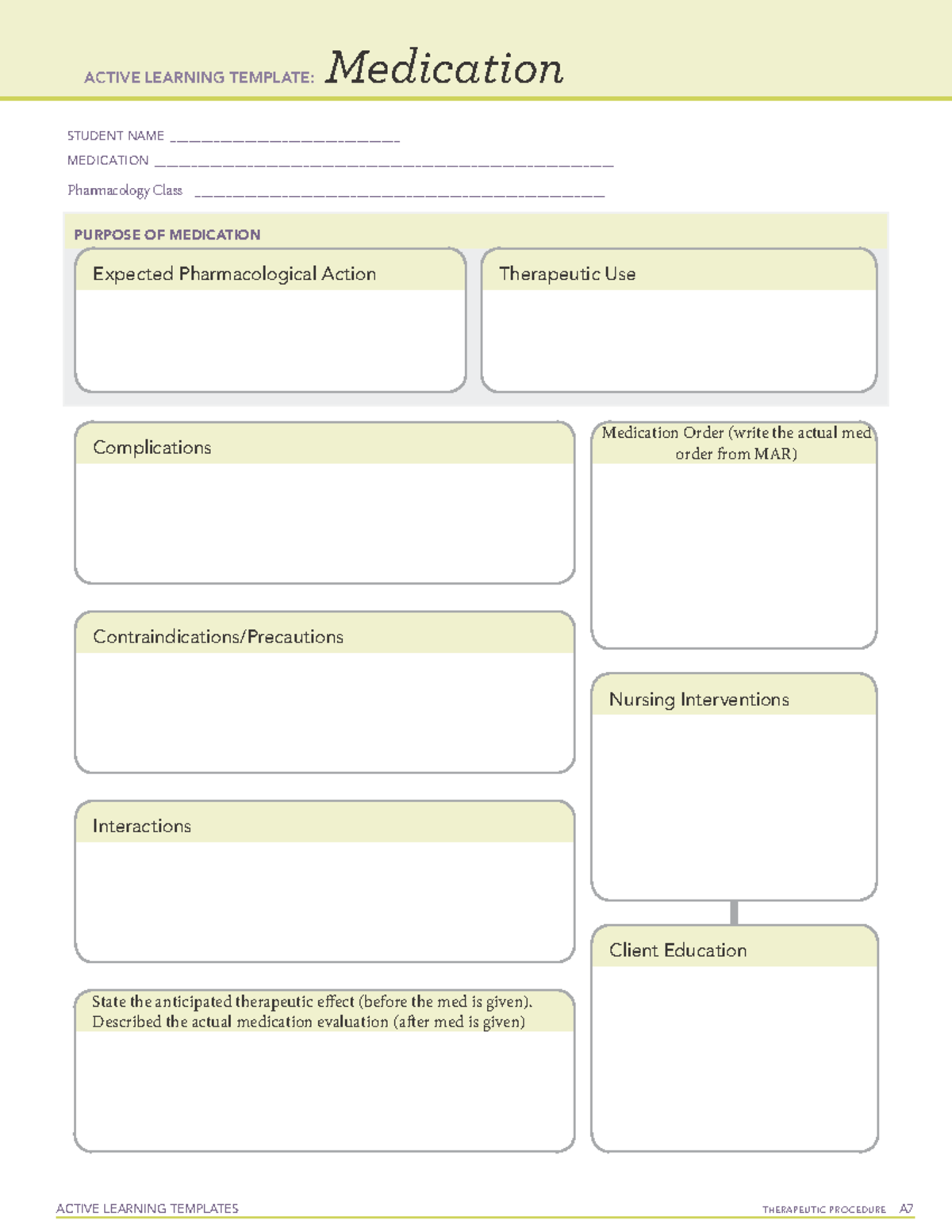 Clinical+Med+template-2 - ACTIVE LEARNING TEMPLATES TherapeuTic ...