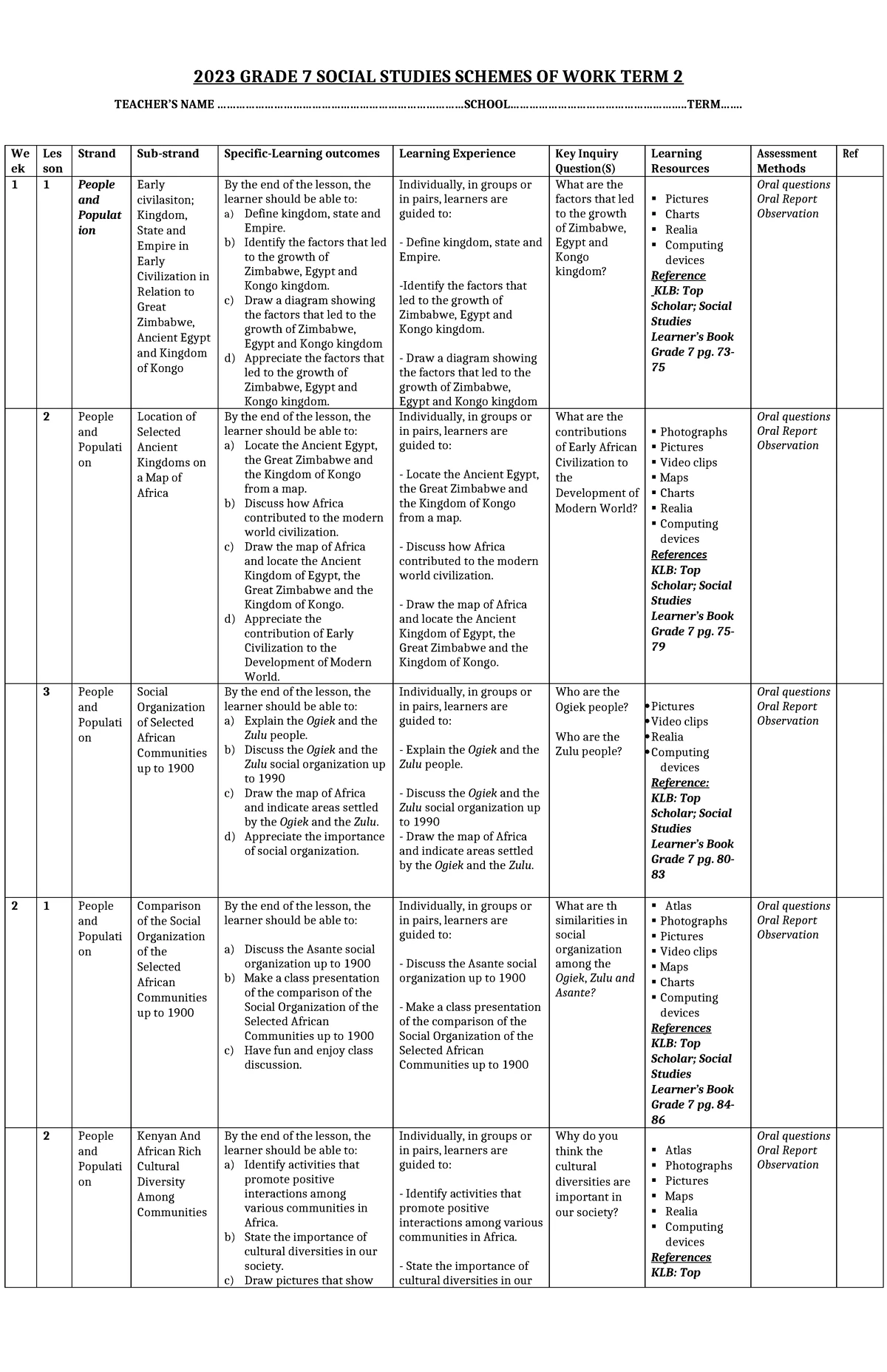 BOM Member Nomination Guidelines - Siaya County Education 2024 - Studocu