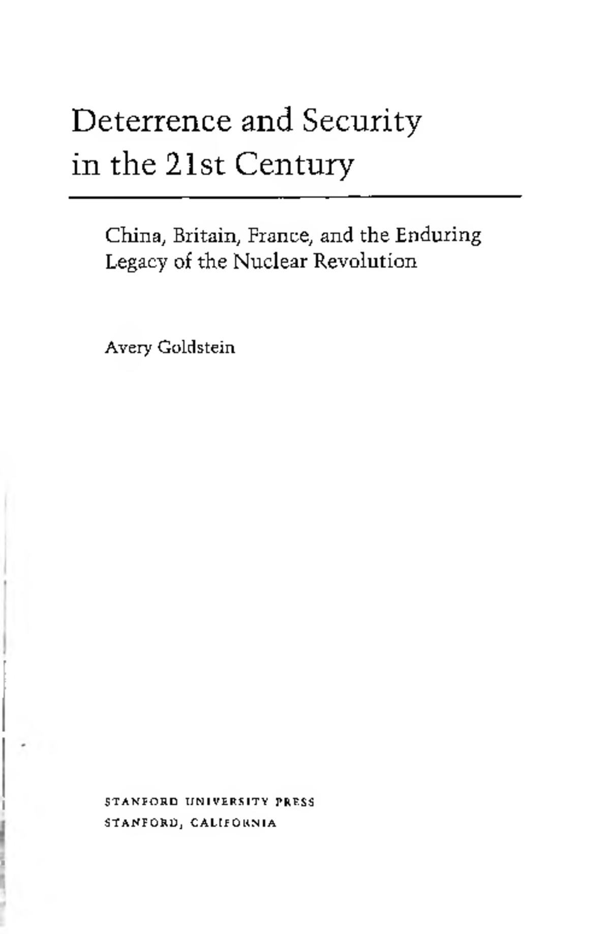 Deterrence and Defense Strategies in Cold War Nuclear Contexts - Studocu