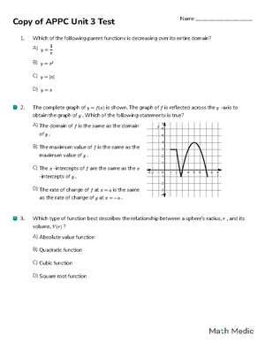 Review-Parametric - calc - MATH 120 - AP CALCULUS BC REVIEW – Chapter ...