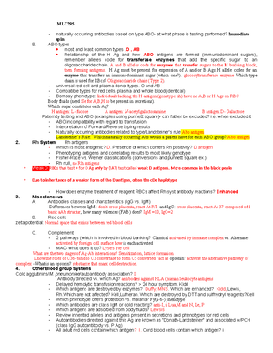 Body Fluids Differential handout - Body Fluids Differential Principles ...