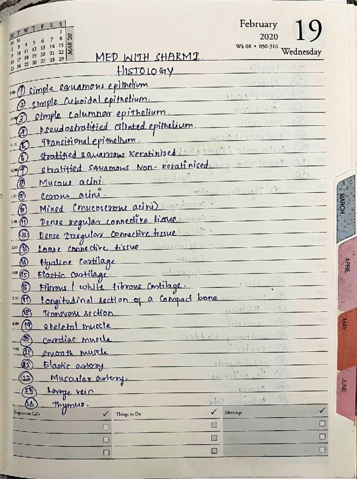 Histology Notes for MED 101: Epithelial and Connective Tissues - Studocu