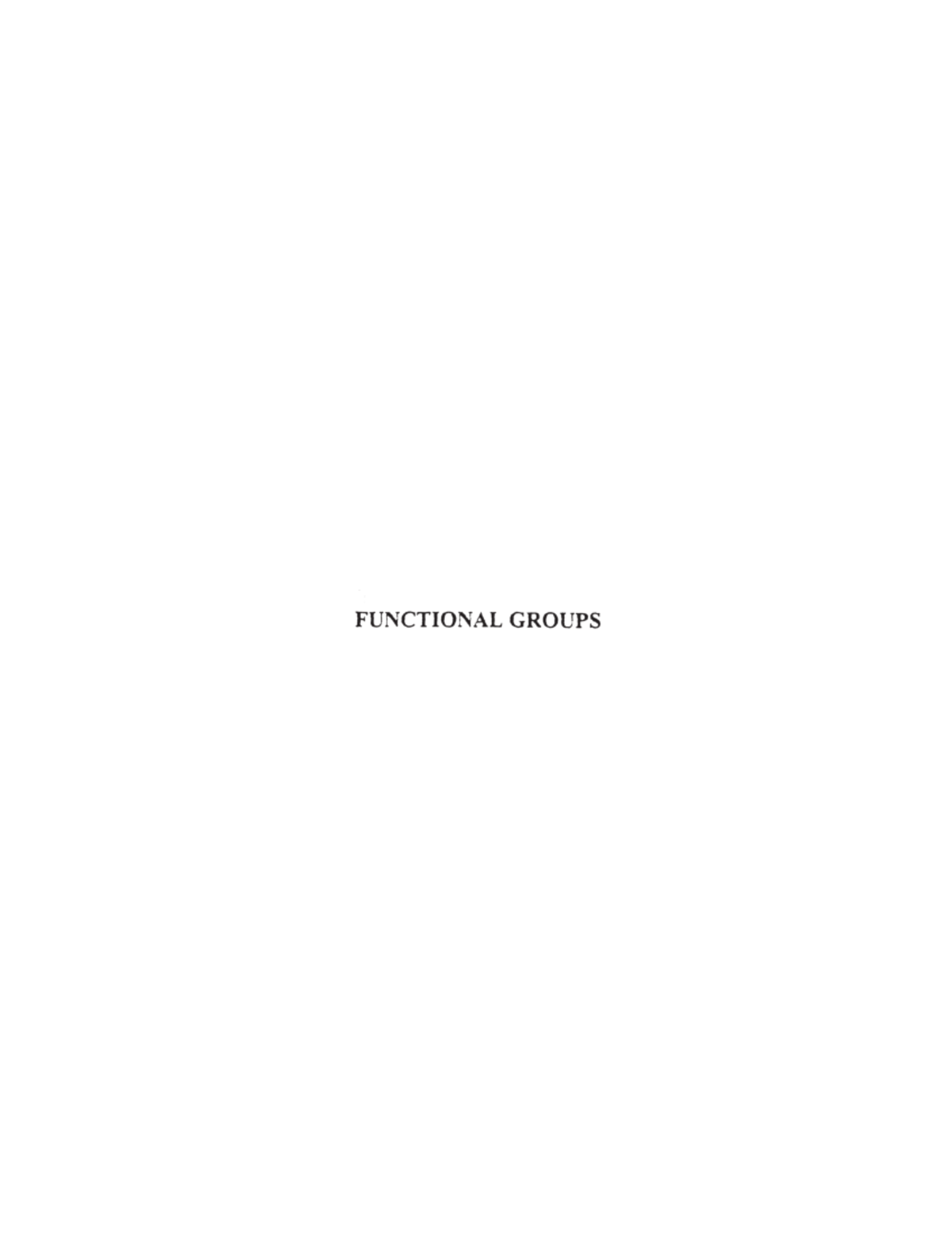 Functional Group Recognition Assignment (CHEM 232 FUNC F) - Studocu