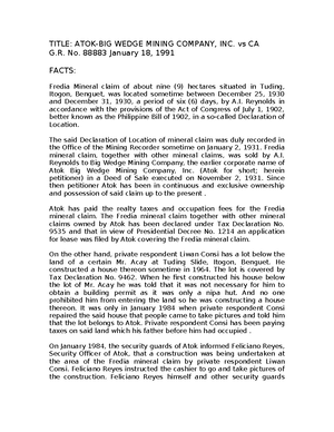 Chapter II CA 141 Summary - CHAPTER II PUBLIC LAND ACT (Commonwealth ...