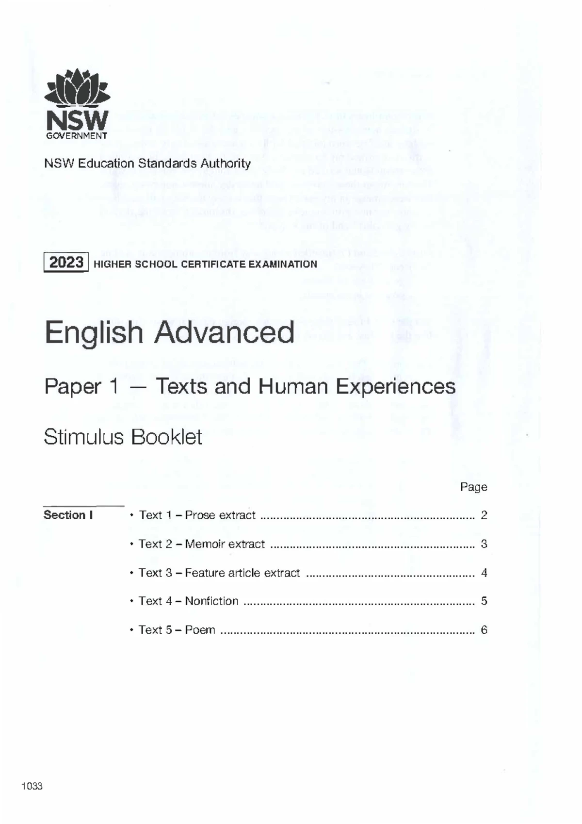 2024 HSC English Standard Paper 2 Exam Guidelines - Studocu
